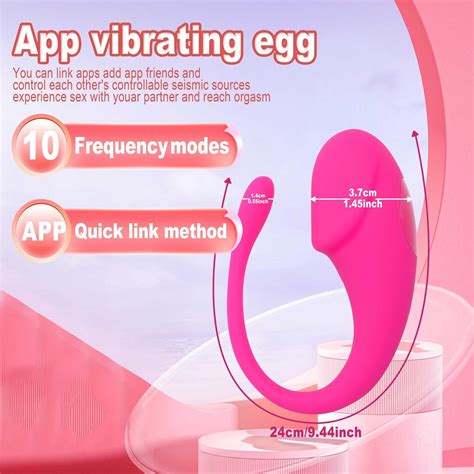 Wireless Vibrator Bullet Egg G Spot Dildo App Remote Control Sex Toys
