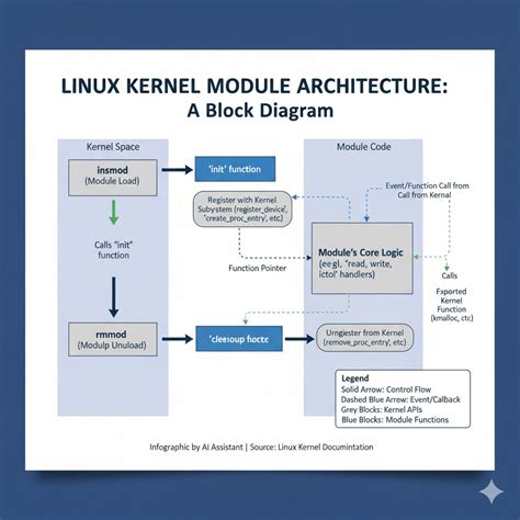 Linuxkernel Modulearchitecture Kernelmodules Systemdesign