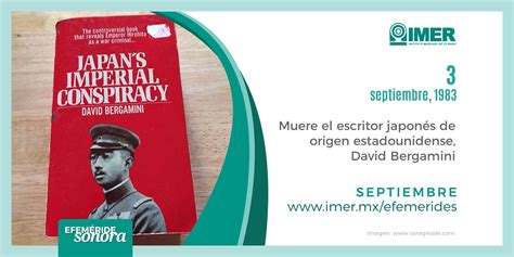 3 De Septiembre De 1983 Muere David Bergamini Imer