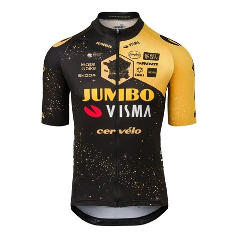 Cervelo Jumbo Visma Short Sleeve Cycling Jersey Tour De France 202