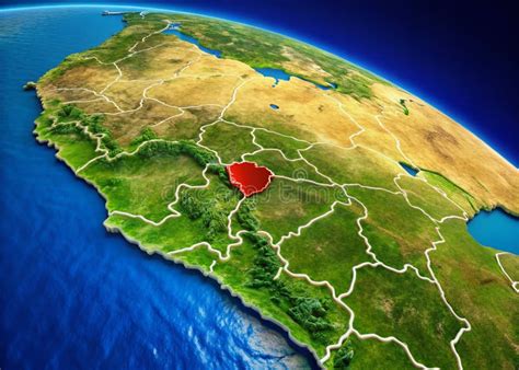 River Gee Liberia Outline Map Stock Vector Illustration Of Outline Travel 317466680