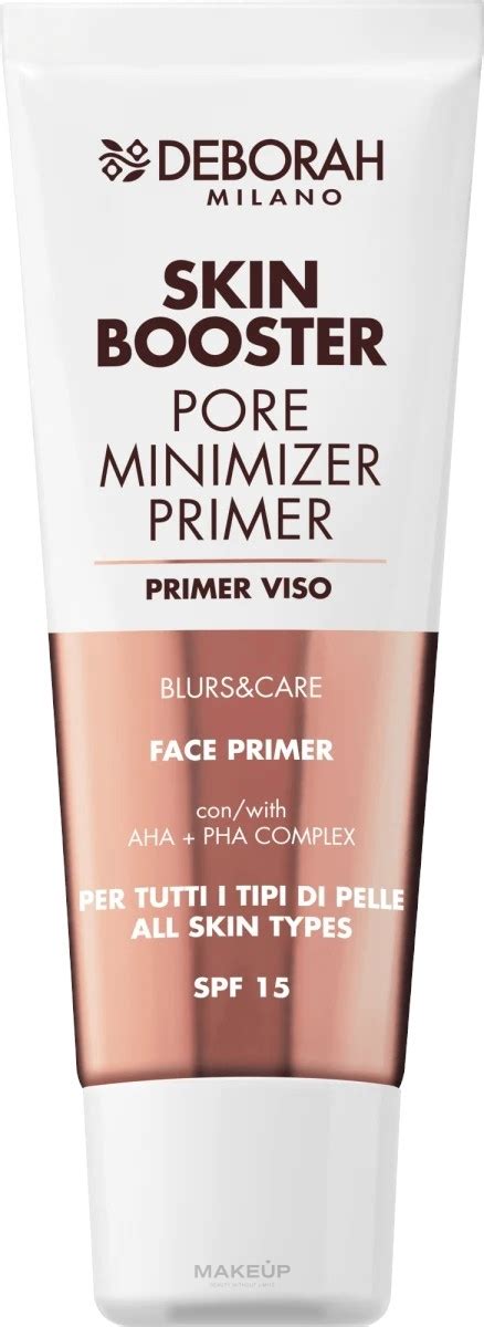 Mattifying Face Primer Deborah Skin Booster Pore Minimizer Primer Spf15 Makeup