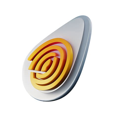 Fingerprint 3d Rendering Icon Illustration 29359186 Png