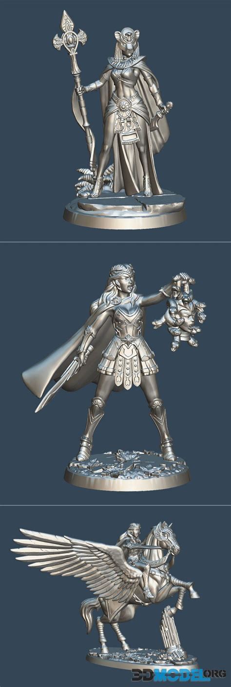 3d Model 3dmomoji Sekhmet Of Death Last Origin Printable