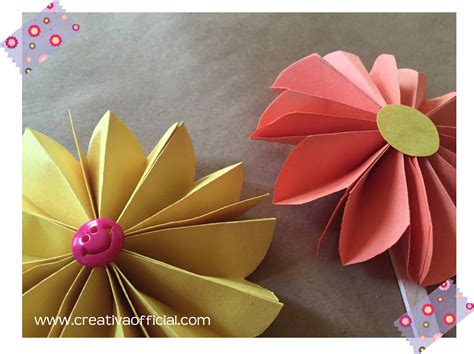 C Mo Hacer Flores De Papel Flor De Origami Creativa Official