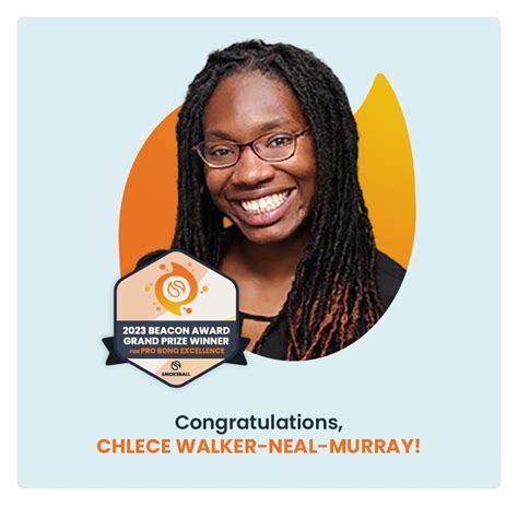 Congratulations Chlece Walker Neal Murray Cbf Justice Entrepreneurs