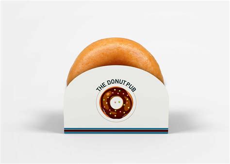 Free Single Donut Box Mockup Boxmockup Donutbox Donutboxmockup