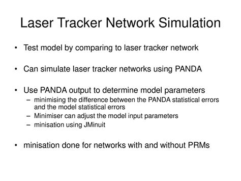 status of reference network simulations ppt download