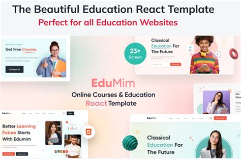 Item Edumim Education React Template By Themeocean Shared By G4ds