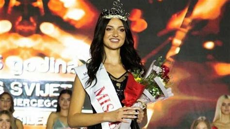 Miss World Bosnia And Herzegovina 2021 Crowned Miss World Bosnia And Herzgovina