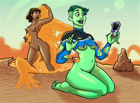 Rule 34 Acid Alien Beckett Mariner Bottomless Breasts Brown Hair Dvana Tendi Dapperzapper