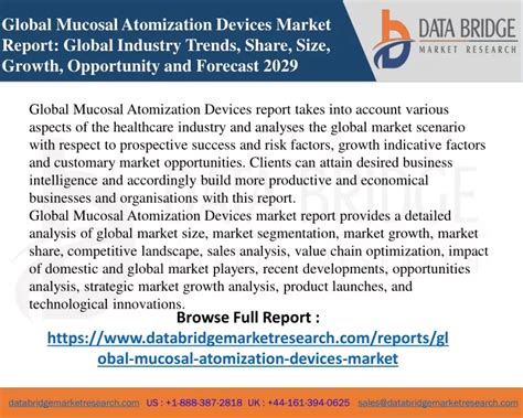 Ppt Mucosal Atomization Devices Market Healthcare Powerpoint