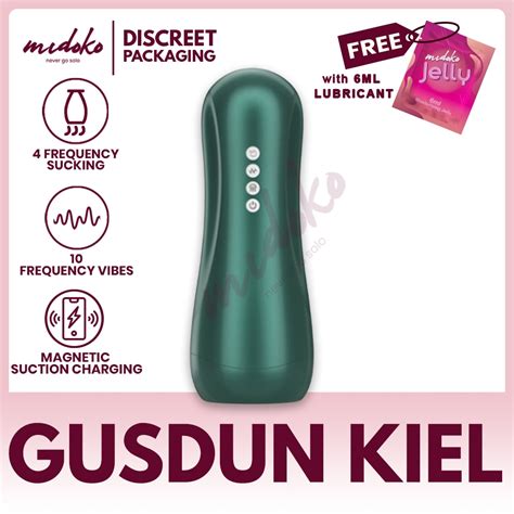 Midoko Usb Rechargeable Waterproof Masturbator Electric Sex Stroker Cup