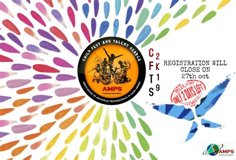 Amps Amps Cfts 2019 On 08 Nov 2019 Registration Is Open Now Last