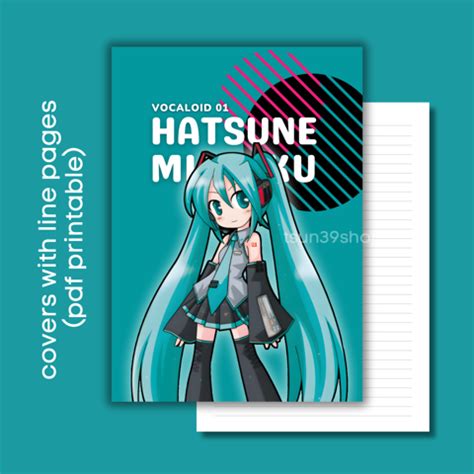 [pdf] Hatsune Miku Cover Designs For Custom Book Cover Tsun39s Ko Fi