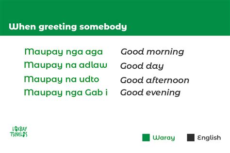 Waray Language Phrases You Should Learn When Travelling To Tacloban