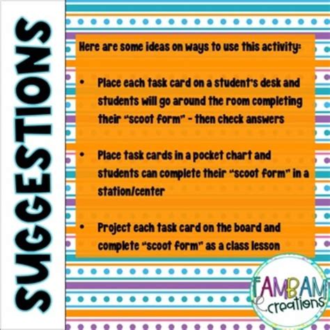 Capitalization Task Cards Scoot By Fambam Creations Tpt
