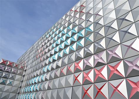 Aluminium Panels Blossom Like Flowers On Warehouse By Brisac Gonzalez