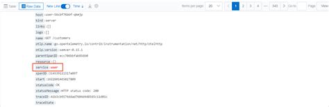 view the import results of trace data simple log service alibaba