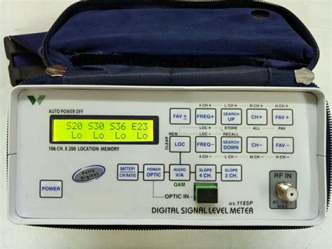 Digital Rf Meter For Cable Tv Network At Piece In Ahmedabad ID