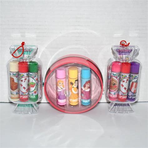 Lip Smackers Makeup Lip Smackers Princess Tin Candy Ornaments 2 Set Of 3 Nip Poshmark