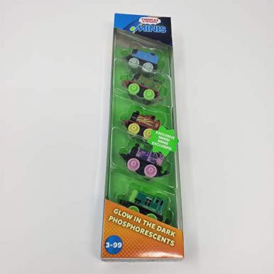 Thomas And Friends 5pk Glow In The Dark Minis Trains Warehousesoverstock