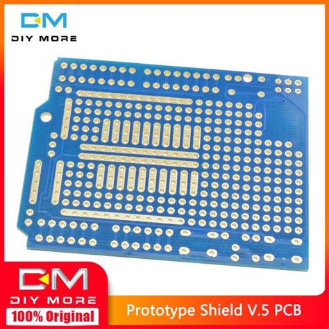 Original Diymore Prototype Pcb Board For Arduino Uno R3 Shield Board Fr 4 Fiber 2mm 2 54mm Pitch