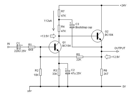 Finding Unity Gain Of Simple 2 Transistor Amplifier Groupdiy Audio Forum