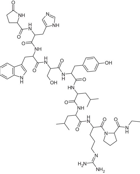 Chemical Structure Of Leuprolide Download Scientific Diagram