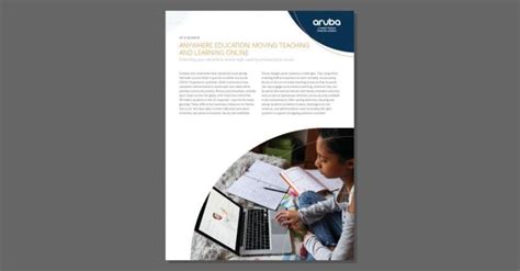 Learn About Aruba Anywhere Education Dsi Tech Posted On The Topic