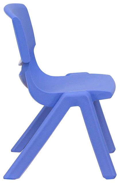 4 Pack Plastic Stackable School Chairs With 105 Seat Height