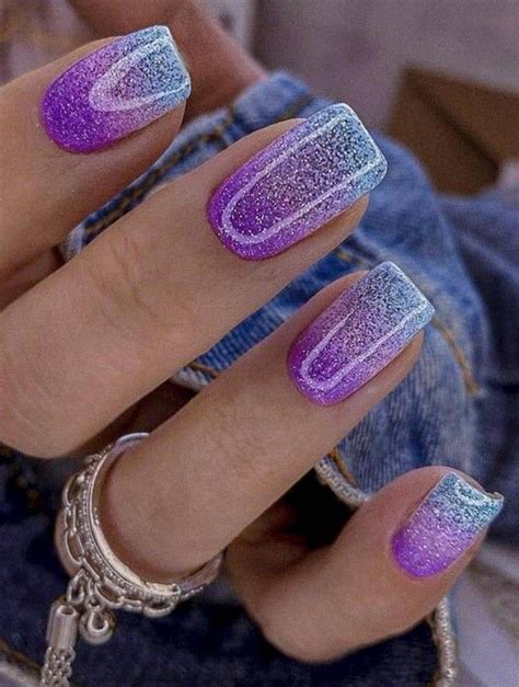 Purple Gel Nail Designs