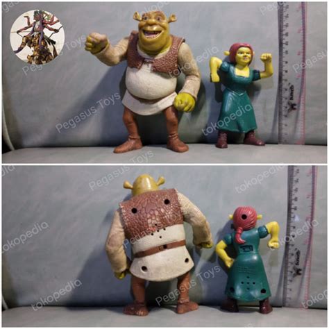 Jual Mcd Mcdonalds Happy Meal Ori Shrek And Fiona Figure Set Kota