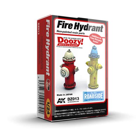 Fire Hydrant Set Scale 124 Resin Kit Doozy Dz013 Diorama World