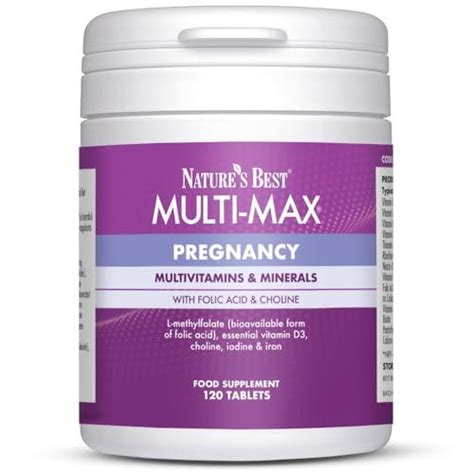 Natures Best Multi Max Pregnancy Multivitamin 120 Tablets