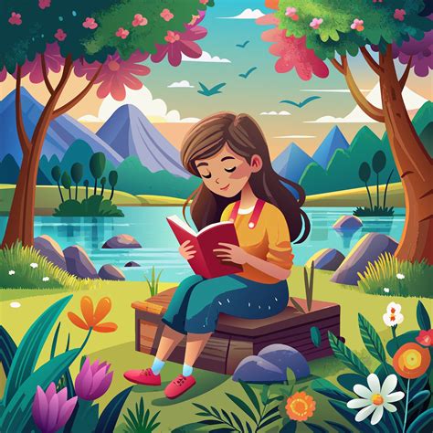 Download Ai Generated Woman Read Royalty Free Vector Graphic Pixabay