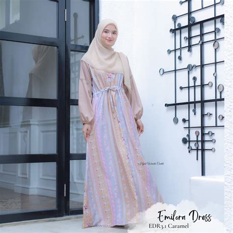 Clearance Sale Emilora Dress Edr31 Caramel Hira