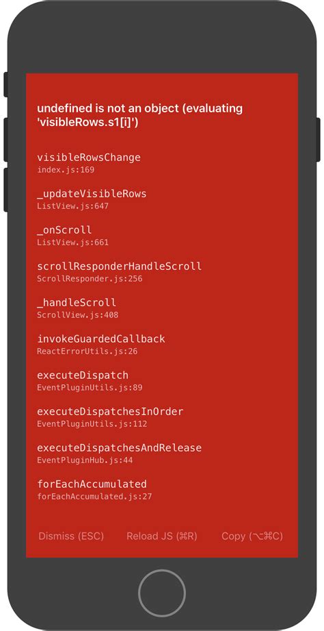 Getting Error On Fast Scroll To Past Months Undefined Is Not An Object