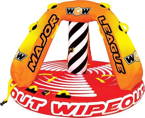 Wow Sports Wipeout Towable Tube For Boating 1 To 3 Person Towable Standing Tubes For Boating
