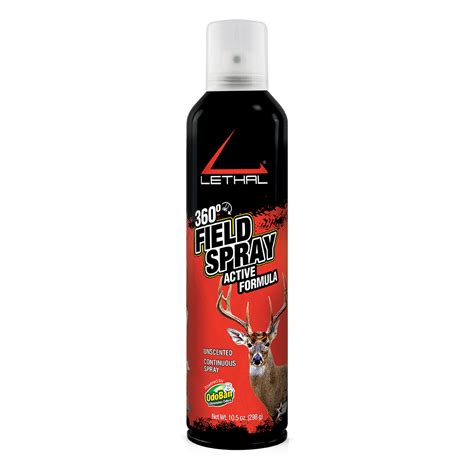 Lethal® 360° Field Spray Hunting Scent Eliminator Unscented 10 5 Oz Lethal Products