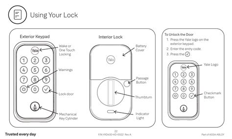 Yale Assure Lock 2 Keyed Deadbolt Installation Guide