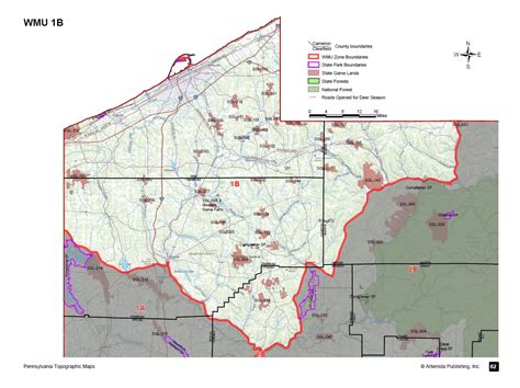 Pennsylvania Wmu Topographic Maps Digital Hunterizer