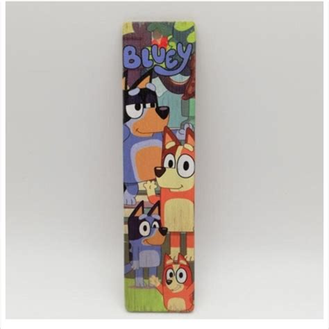 Bluey Sublimated Bookmark Sublimation Bluey Bookmark Depop