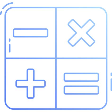Maths Generic Gradient Icon