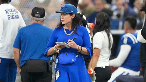 Colts Owner Carlie Irsay Gordon Gets Insanely Close To Field In New