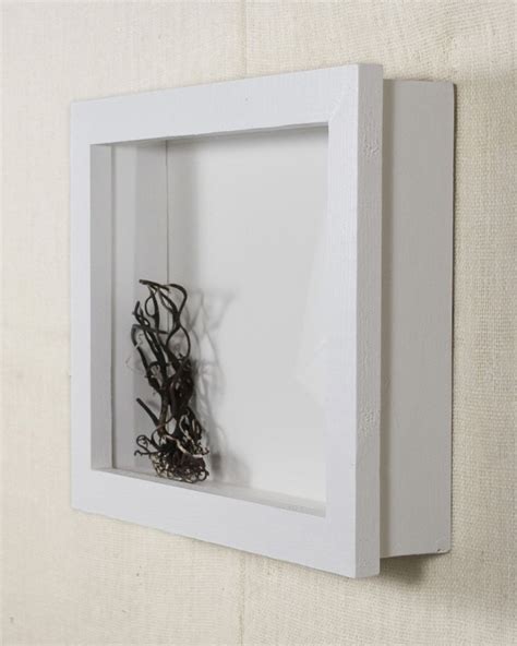 Glass Shadow Box Frame White