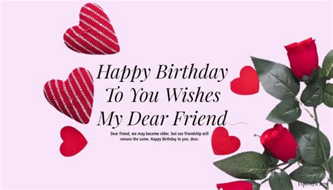 45 Happy Birthday To You Wishes My Dear Friend Birthday Messages