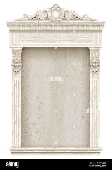 Classic Marble Architectural Door Facade Frame Stock Vector Image And Art