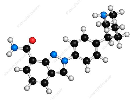 Niraparib Cancer Drug Molecule Stock Image F0183126 Science