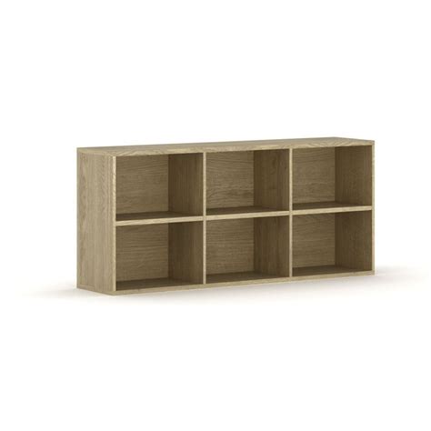Nástěnná Knihovna Integro 835 X 1750 X 400 Mm 6 Polic Bříza B2b